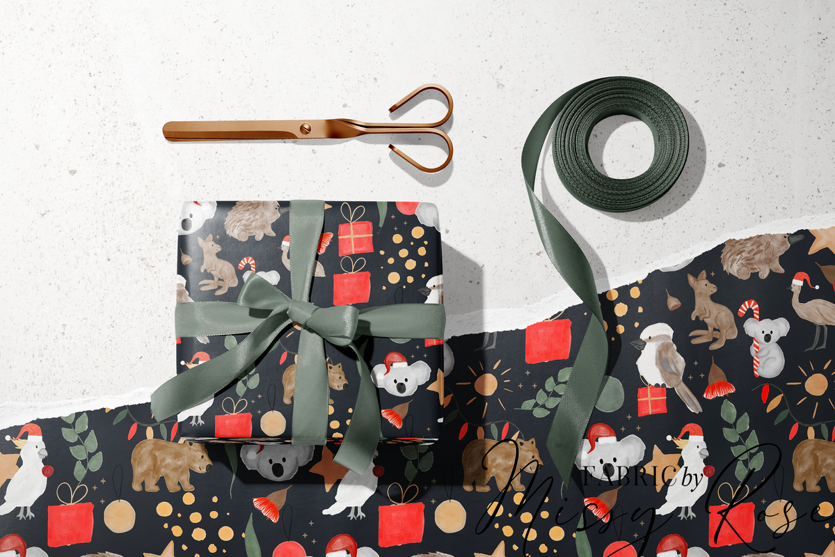 Christmas Wrapping Paper x 4 pack – Fabric By Missy Rose
